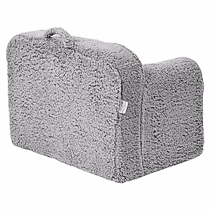 VEVOR Kids Armchair, Kids Sofa with High-Density 25D Sponge, Snuggly-Soft Toddler Chair, Sherpa Fabric Reading Couch for Bedroom and Playroom