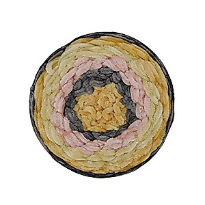 Bernat Velvet Stripes Yarn 10.5 Ounces 315 Yards (Morning Kiss)