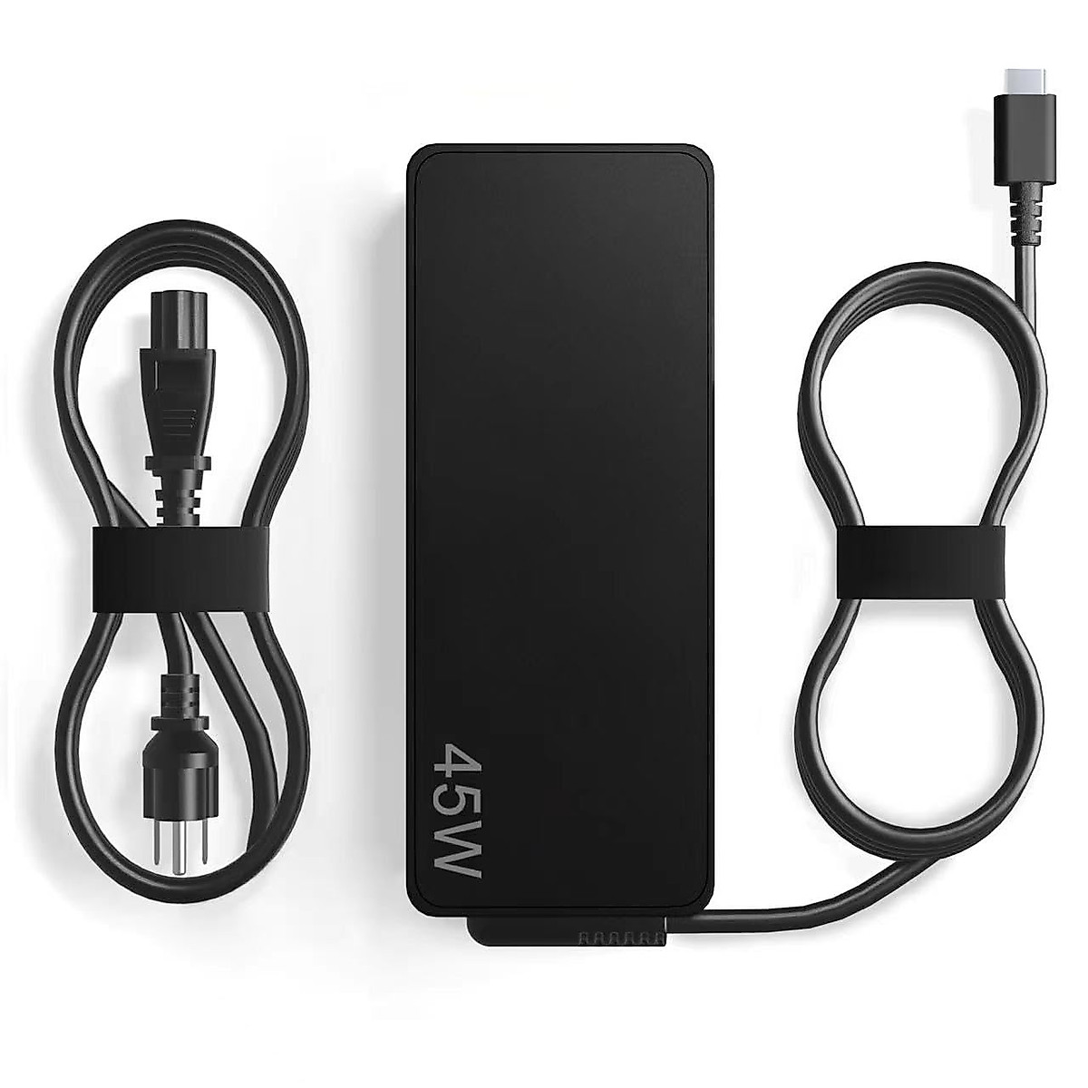 45Watt USB Type C AC Laptop Adapter Fit for Lenovo Chromebook C330 300e 100e 500e N23 Yoga, ThinkPad T480 T480s T580 Chromebook 2nd Gen MTK AST Type-C 20V 2.25A Laptop Power Charger (45W)