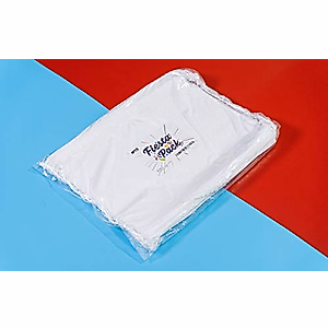 OLÉ RICO - White Papel Picado Mexican Plastic Banner (5 Pack) - 5 x 10 Large Panels / 16 Feet Long - Great Decor for Wedding Streamers, Baptism Decorations, Showers and More by Ole Rico