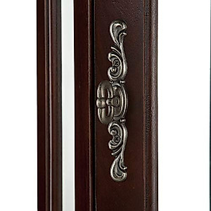 Home Decorators Collection Vitric Lighted Curio, 70" Hx21 Wx16 D, Mahogany