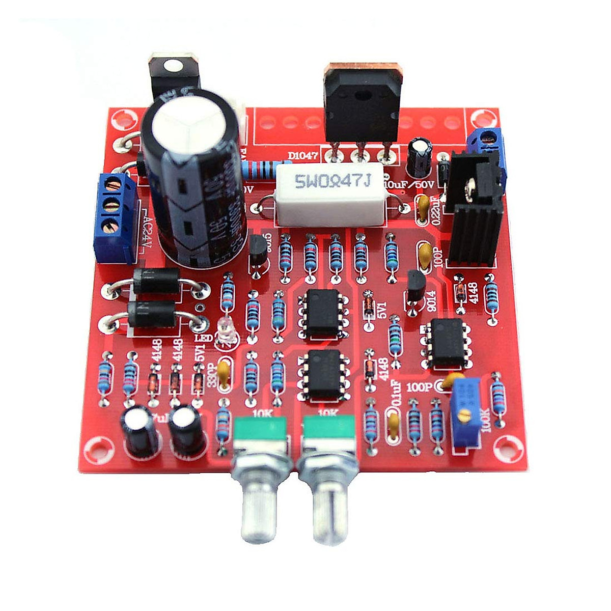 HiLetgo 0-30V 2mA-3A Adjustable DC Regulated Power Supply DIY Kit Short with Protection
