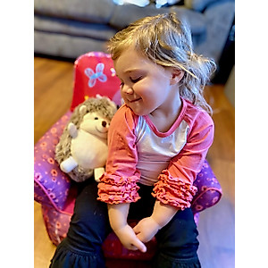 ANIMAL ISLAND AILA Sit & Play Hedgehog Plush Stuffed Animal Learning Companion