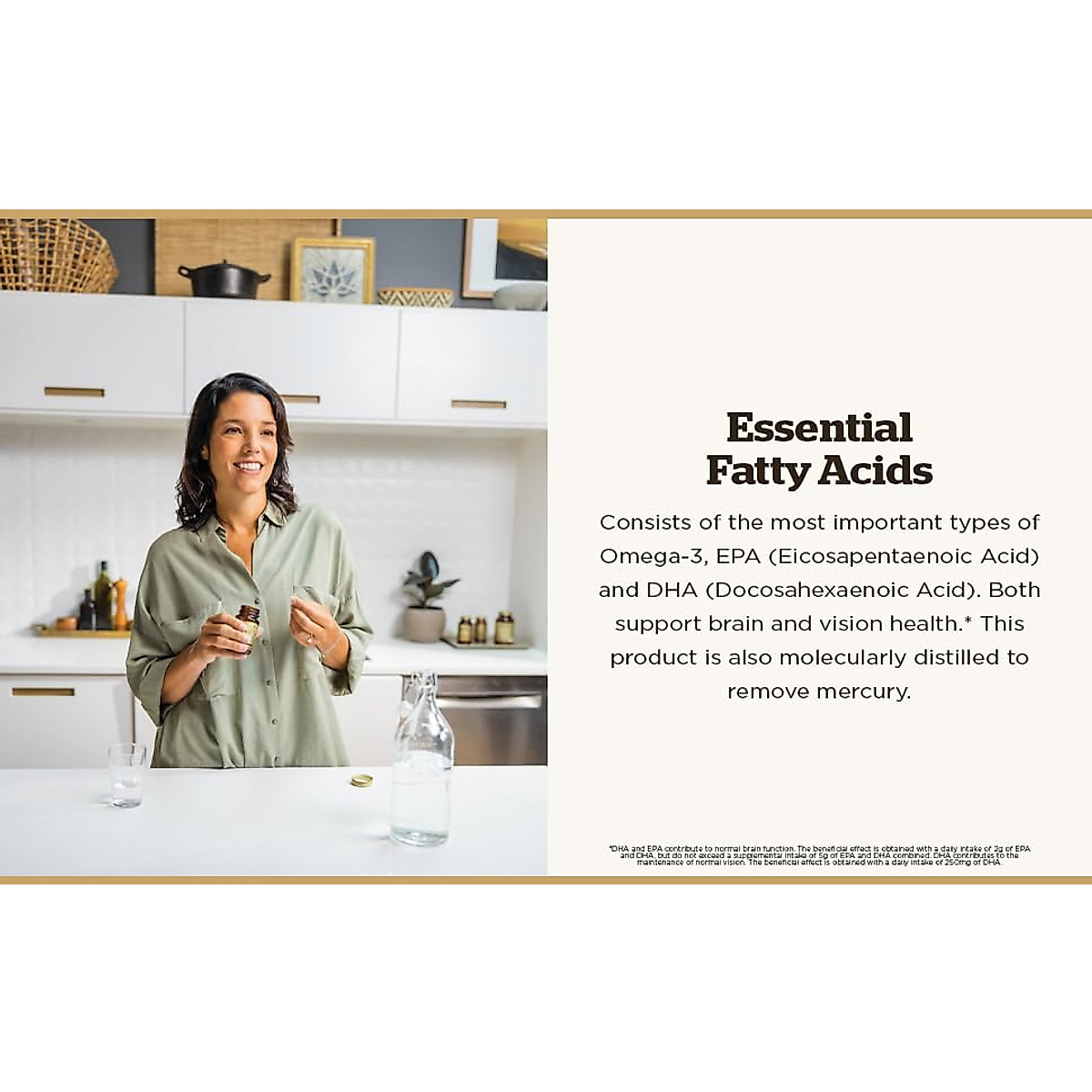 SOLGAR Triple Strength Omega 3 950 mg - 50 Softgels - Supports Joint & Skin Health - Non-GMO, Gluten Free, Dairy Free - 50 Servings