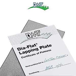 DMT Dia-Flat Diamond Lapping Plate for Flattening Conventional and Waterstone, 4 by 10 Inch