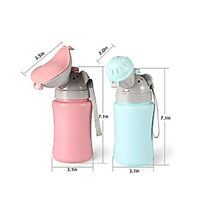 ONEDONE Portable Baby Child Potty Urinal Emergency Toilet for Camping Car Travel and Kid Potty Pee Training for Boys and Girls