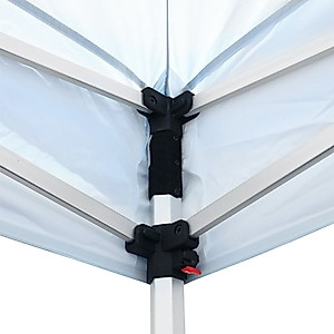 Vispronet 5x5 Canopy Tent Frame – 27lb Aluminum Frame with Height Adjustable Hexagonal Legs – Max Clearance Height of 7ft – Perfect for Pop Up Canopy, Beach Canopy, Camping Canopy – Frame Only