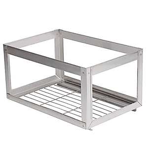 MirOil FM1812C Basin Oil Filter Frame for Oil Filtration, Compatible with Wide Range of Portable Filter Machines and Deep Fryers, Maintain Quality & Taste of Fried Foods, Extends Oil Life (FRAME ONLY)