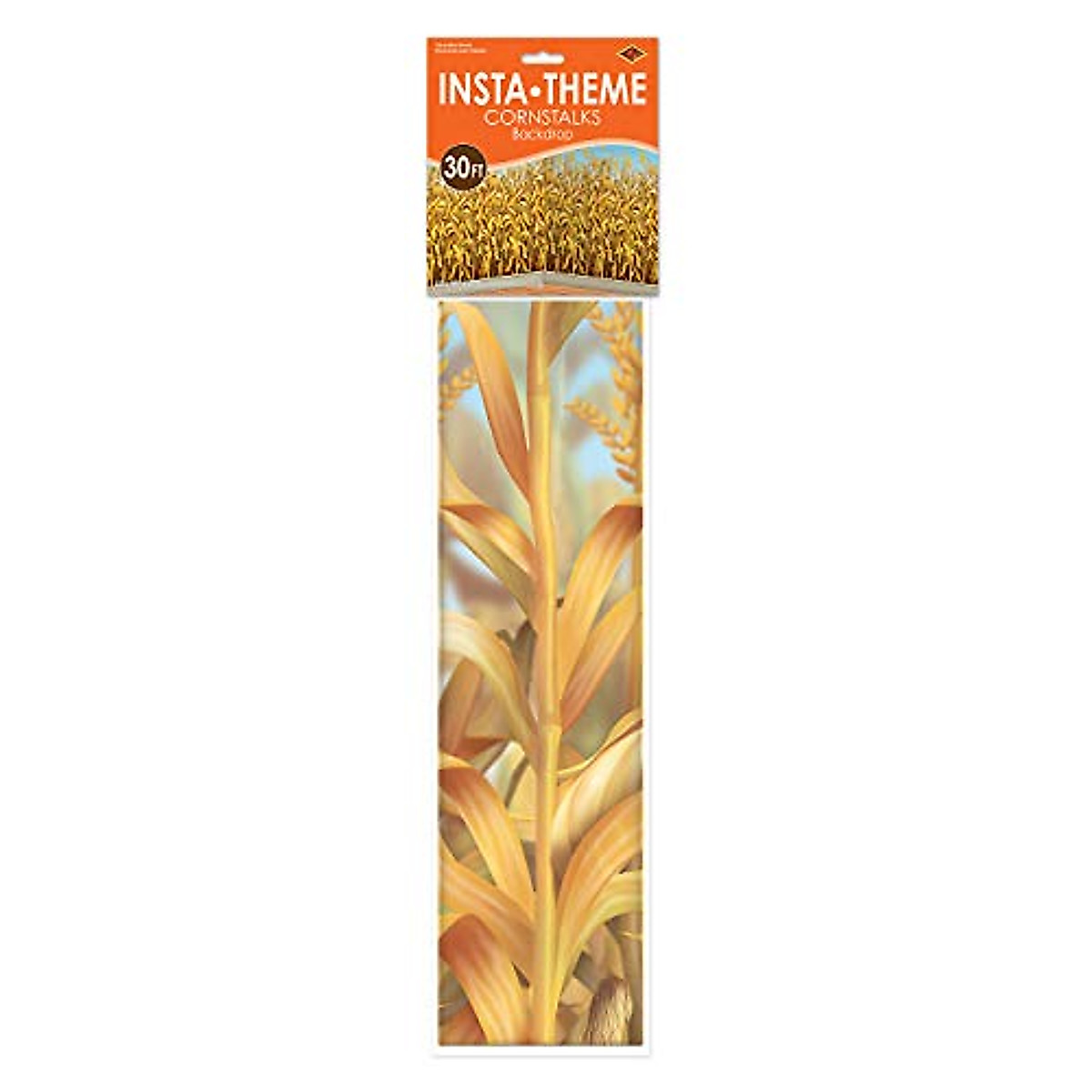 Beistle Decorative Cornstalks Backdrop