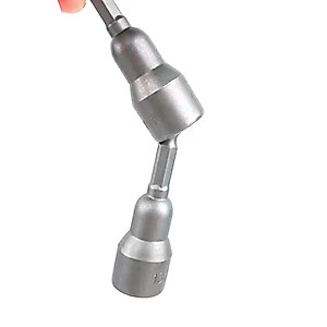 2pcs 1/4" Quick-Change Hex Shank 10mm nut driver magnetic ， 1/4 10mm nut driver bit,10mm hex nut driver bit ，65mm Length，Metric