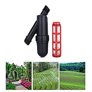 Drip Irrigation Filter, 3/4" Y Water Filter Strainer Stainless Steel 120 Mesh Screen Filter Gardening Drip Irrigation Water Tank Pool Pump Y Shaped Screen Filter for Garden Greenhouse Agricultural