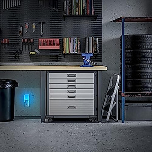 Raid Essentials Flying Insect Light Trap Starter Kit, 2 Plug-In Devices + 2 Cartridges, Featuring Light Powered Attraction