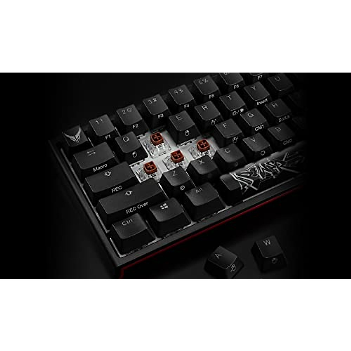 PowerColor USB-C x Ducky One 2 SF RGB Mechanical Keyboard with Kailh Brown Switches