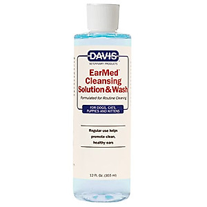 Davis EW12 EarMed Pet Cleansing Solution & Wash, 12 oz