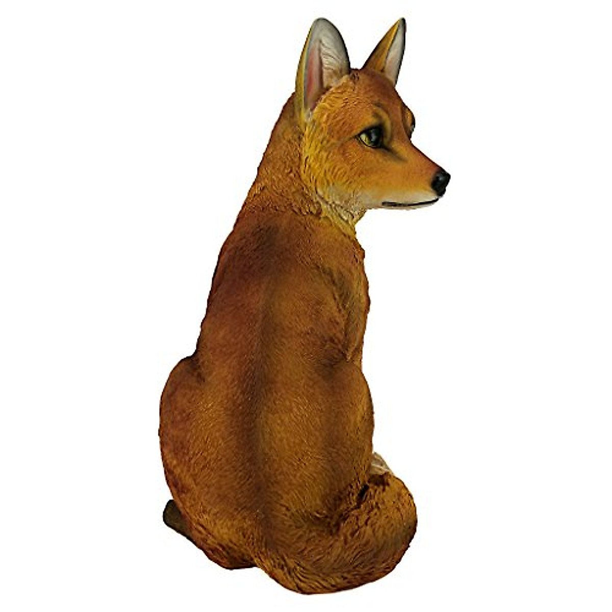 Design Toscano QL56241 Woodie The Woodland Fox Garden Animal Statue, 14 Inch