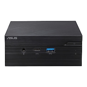 ASUS MiniPC System PN41 Fanless with Intel 11th gen Dual Core Celeron N4500, DDR4 4GB, M.2 PCIE 128GB SSD, WiFi AC, Bluetooth, Windows 10 Pro