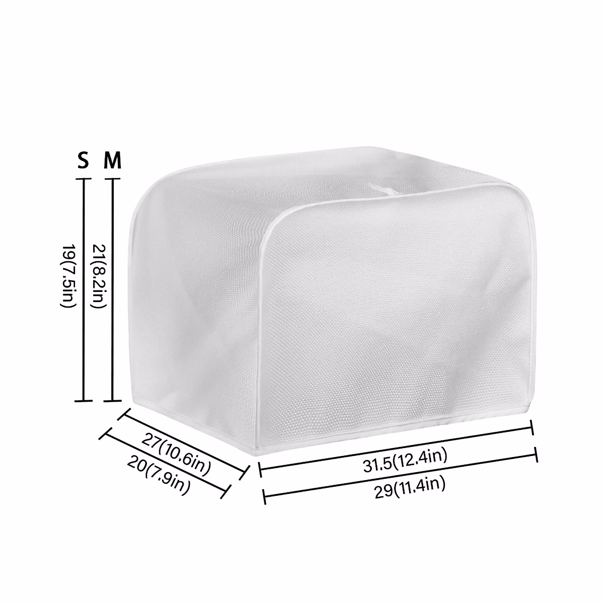 Coldinair 3D Cat Design 4 Slice Toaster Cover Small Kitchen Appliance Bread Maker Dust Cover and Fingerprint Protection