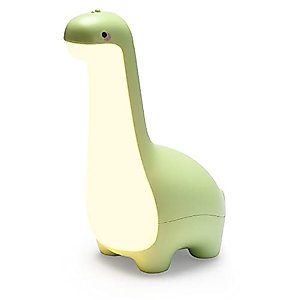 ligitive Dinosaur Night Light for Kids, Rechargeable Dino Lamp with Cute Shape Room Decor,Portable Bedside Bed lamp for Kids Room, Bedroom, Living Room, Desk Decorations,Birthday Gifts (Green)