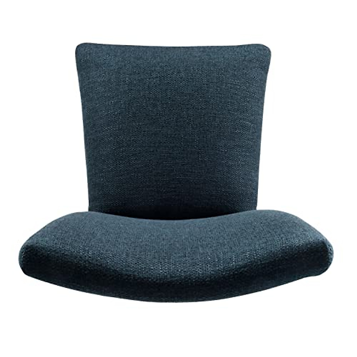 HomePop Parsons Classic Upholstered Accent Dining Chair, Set of 2, Navy