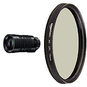 PANASONIC LUMIX G LEICA DG VARIO-ELMAR PROFESSIONAL LENS and Circular Polarizer Lens