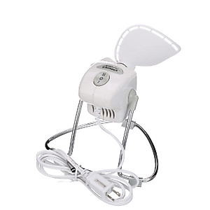 Caframo Chinook, 707CHWBX, 2-Speed Desk Fan Cage Free, Easy to Clean Soft Blades, Canadian Made, 8.8" Blade, White