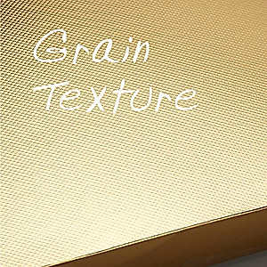 GREEN BEAN Gift Boxes for clothes 14.5x9.5x2 Inches, Shirt Gift Boxes, Large Gift Boxes with Lids, Gold Gift Boxes for clothes (Embossing Gold, Pack of 12)