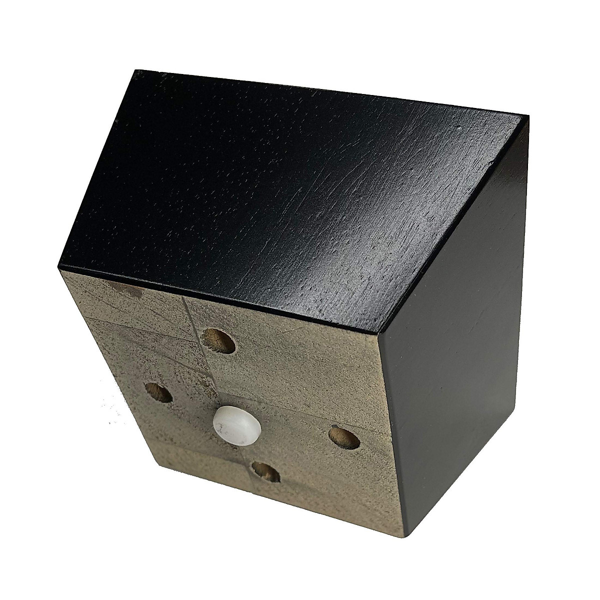 ComfortStyle Furniture Legs, Sofa Couch and Chair 3" Tall x 5" Extra Wide Wood Feet Replacement, Set of 4 Feet, Heavy Duty, Dark Espresso Finish