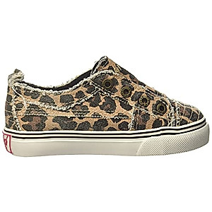 Blowfish Malibu Girls Play-k Sneaker, Natural City Kitty, 4 Big Kid