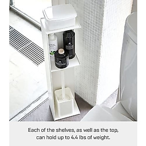 Yamazaki Organizer Home | Steel | Toilet Paper Stocker, One Size, White