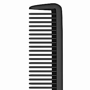 Hair Cutting Comb - Professional 8.75” Black Carbon Fiber Anti Static Chemical And Heat Resistant Hair Combs For All Hair Types For Men and Women - By Bardeau Essentials