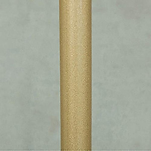 NEOCHY Heavy-Duty Clothes Rail, Movable Double-Pole Hanger, with Non-Slip Foot Pad, Nano, Simple and Stylish, Household Iron Art Rack, Stable and Durable/Golden/100 * 40 * 135Cm