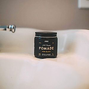 O'Douds Multi-Purpose Pomade - Water-Resistant Styling Pomade for Men - Natural, Plant-Based Ingredients - Firm hold with Medium to High Shine - Cedarwood & Orange Scent (4oz)