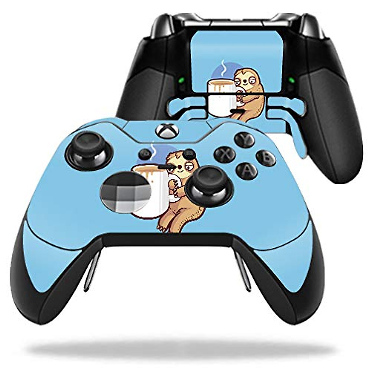 MightySkins Skin Compatible with Microsoft Xbox One Elite Controller - Good Morning Sloth | Protective, Durable, and Unique Vinyl wrap Cover | Easy to Apply, Remove | Made in The USA