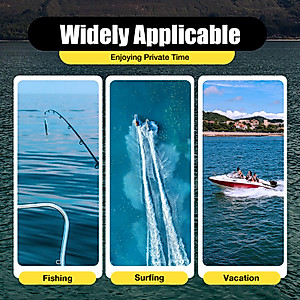 WenDissy 4 Stroke Outboard Motor Boat Engine, Marine Boat Motor with Air Cooling System and Manual Pull Start for Inflatable Fishing Boats Yachts Water Sport Tools