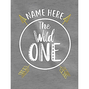 Personalized Wild One Birthday Outfit Boy Girl 1 Year Old Infant Kids T-Shirt 12M Green