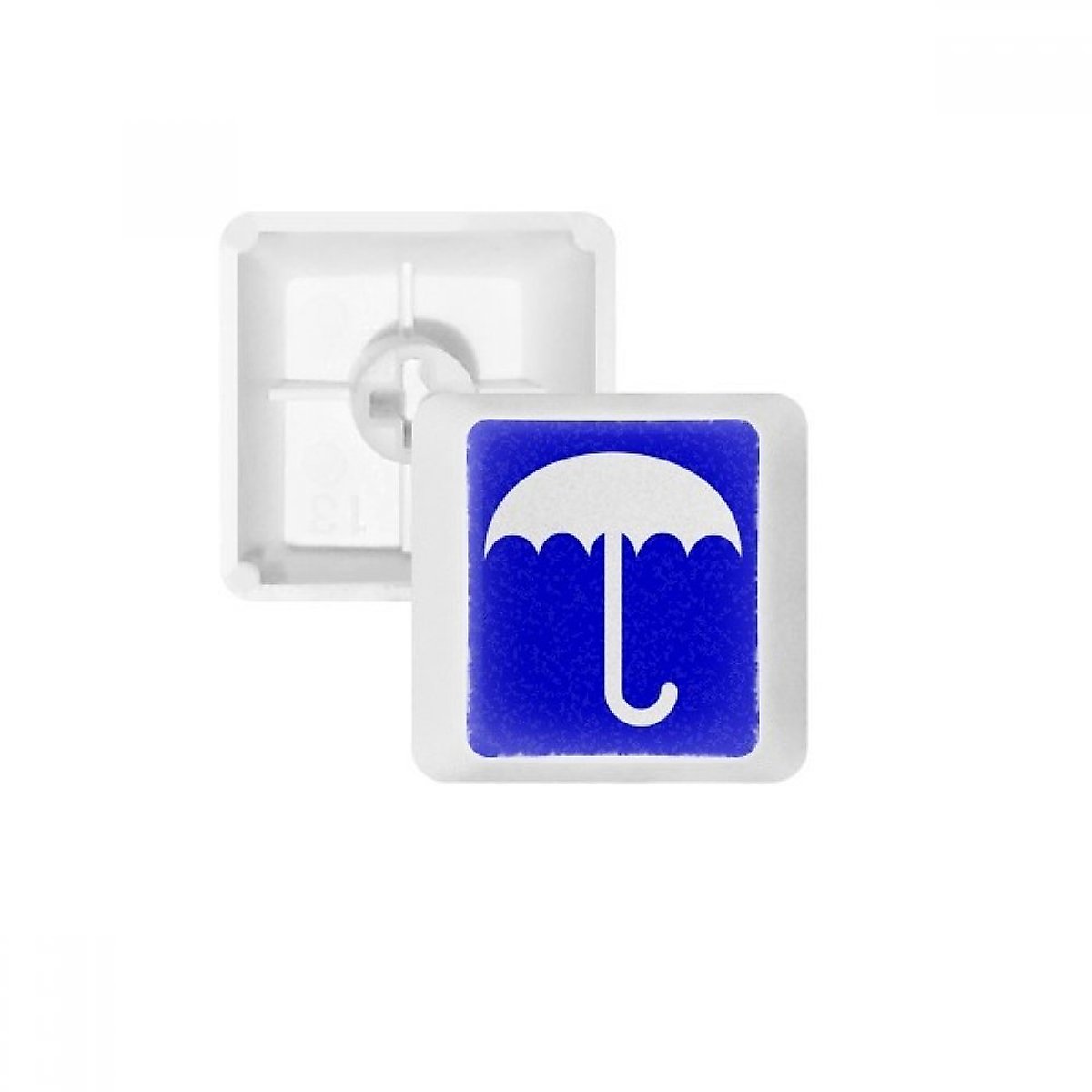 DIYthinker Rain Blue Square Warning Mark Keycap Mechanical Keyboard PBT Gaming Upgrade Kit