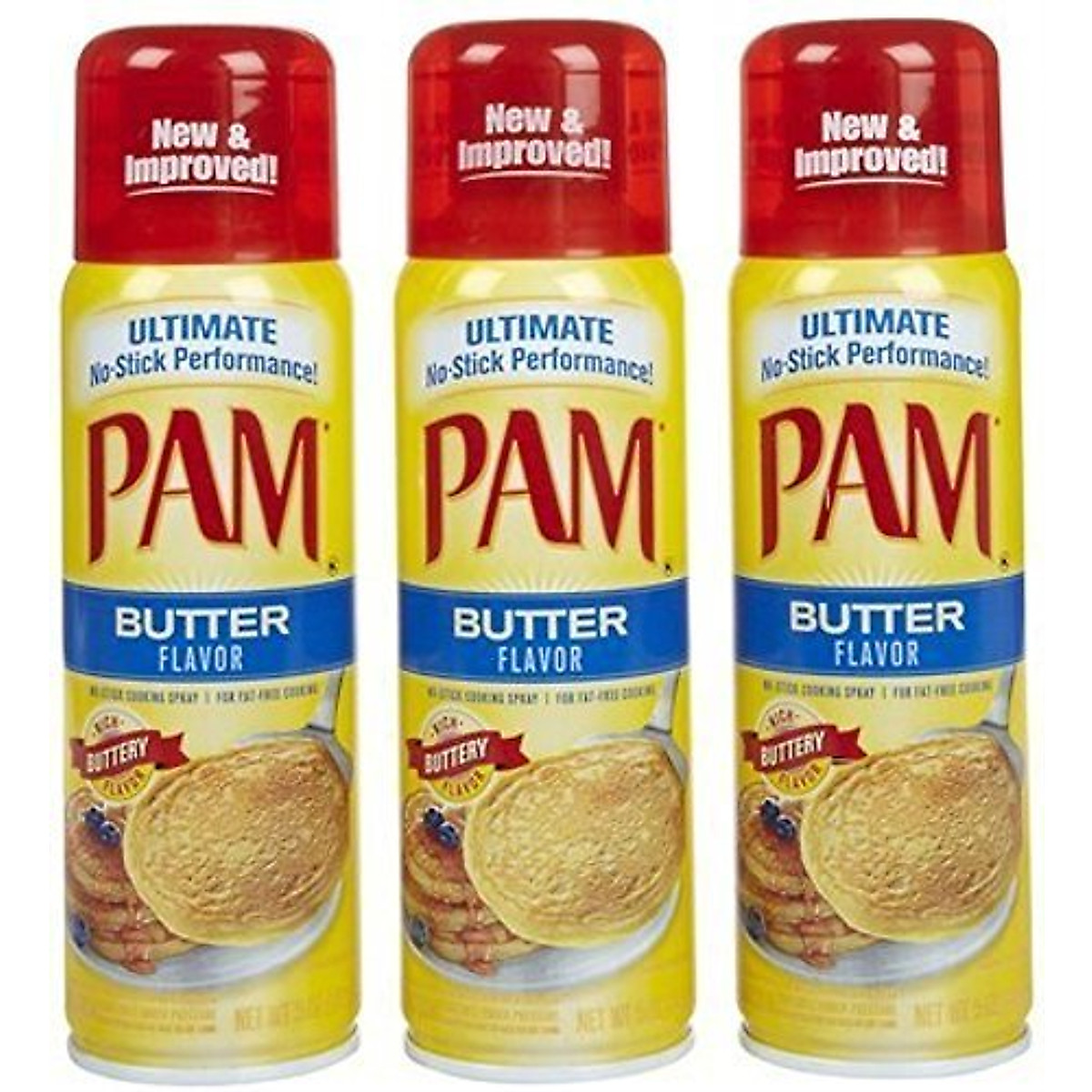 Pam Butter Flavor Cooking Spray, 5 oz 3pack by PAM