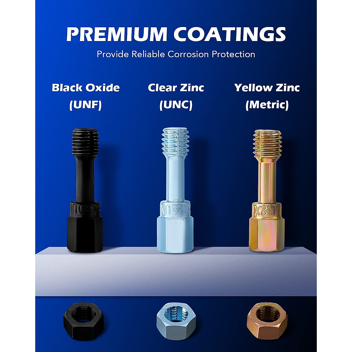 Orion Motor Tech 48 Piece Thread Chaser Set, Metric and SAE Thread Repair Kit with 22 Taps 24 Dies 2 Thread Files, Universal Rethreading Kit Thread Restorer Tool Set in UNC UNF Metric Sizes with Case