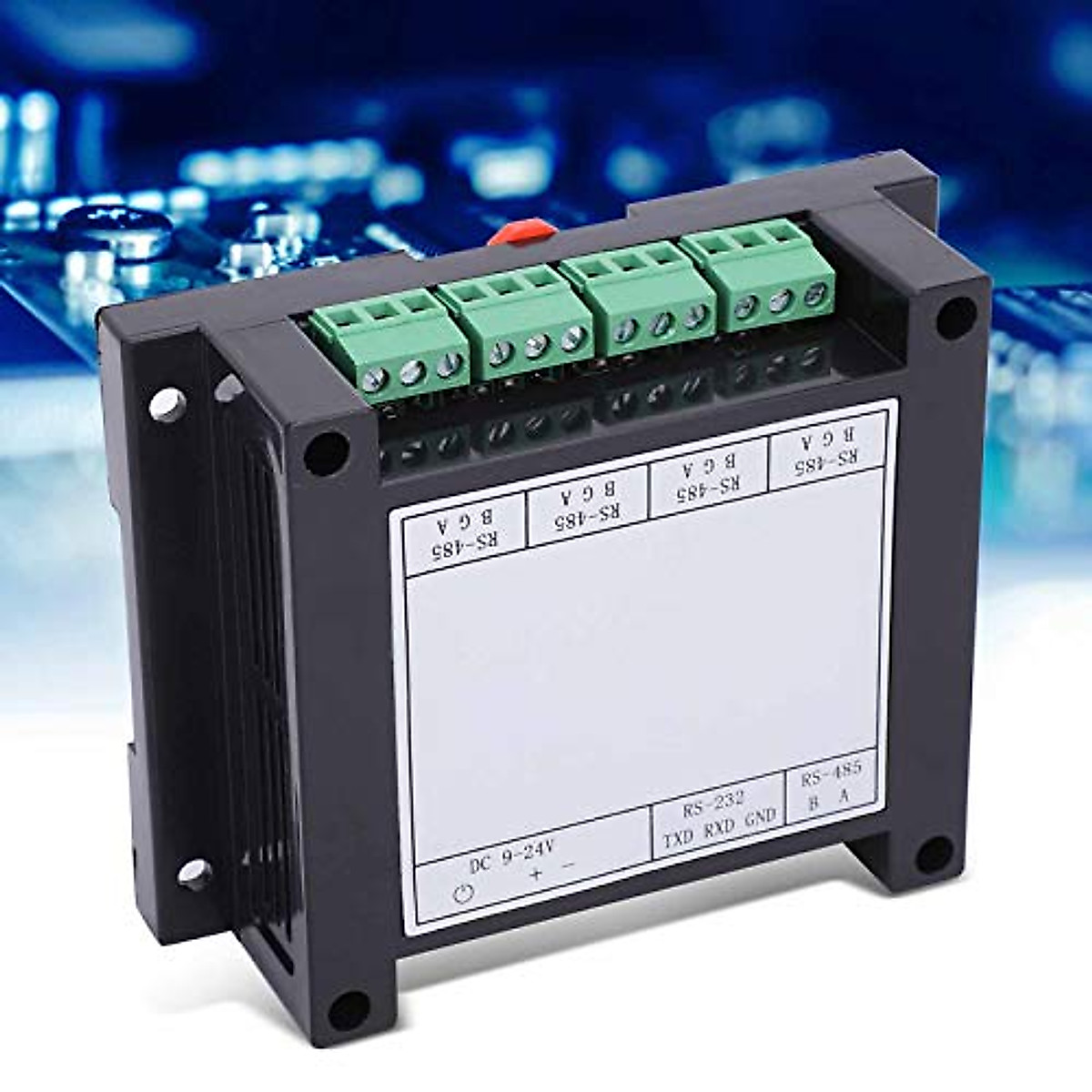 Syrisora Repeater Industrial Grade Photoelectric Isolation 4‑Channel RS485 Hub Sharer Splitter