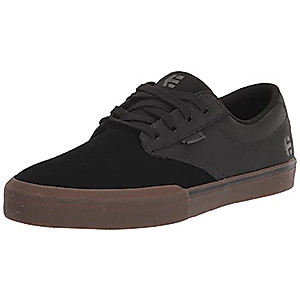 Etnies Men's Jameson Vulc Skate Shoe, Black/Gum, 9.5