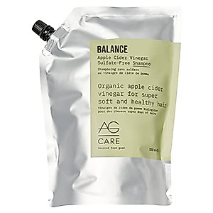 AG Hair BALANCE Apple Cider Vinegar Sulfate-Free Shampoo Refill, 1L