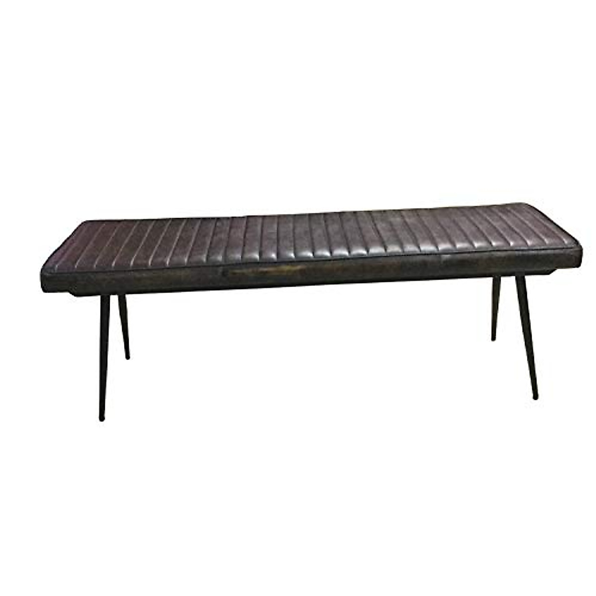 Coaster Home Furnishings Partridge Cushion Espresso and Black Bench (110653)