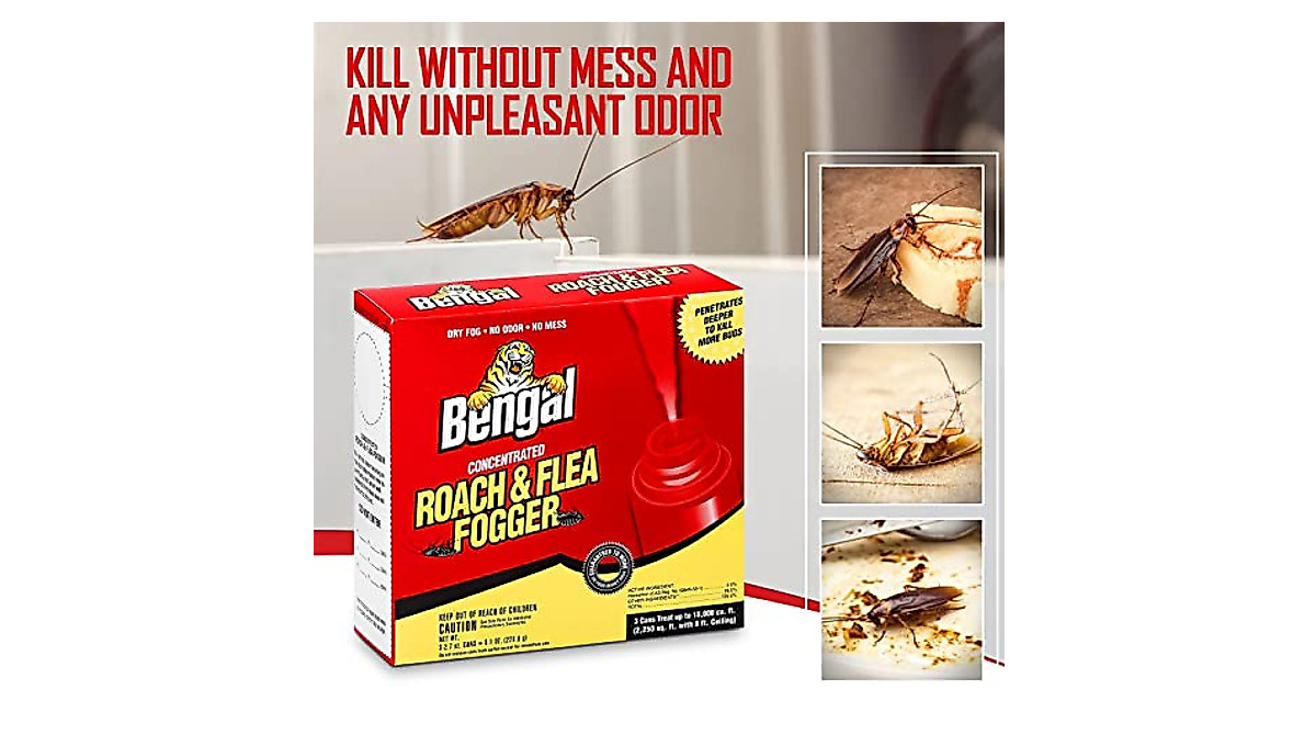 Bengal Roach & Flea Killer - Fast Indoor Pest Control