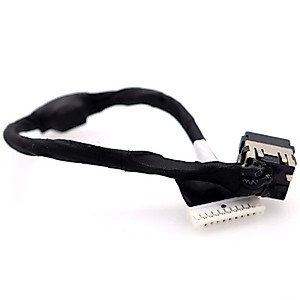 Deal4GO DC Power Jack Cable Charging Port Replacement for Dell Alienware 15 R1 R2 AW15R1 AW15R2 ALW15 0784VK 784VK DC30100TN00