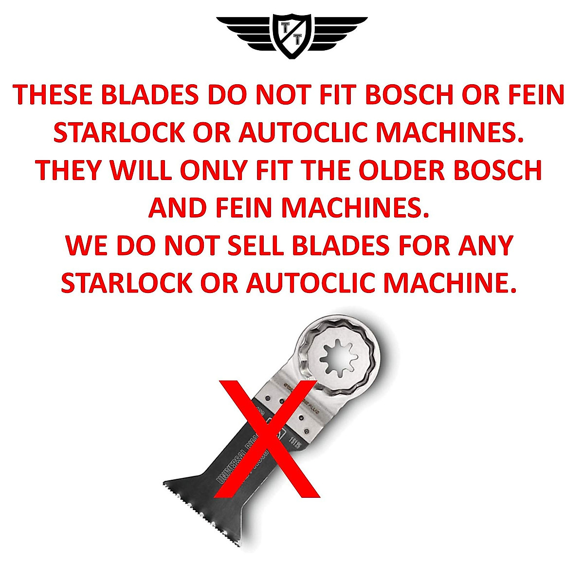 15 x TopsTools FAKA15 Fast Fit OMT Mix Blades for Dewalt Bosch Fein Makita Milwaukee Craftsman Chicago Ryobi Rockwell (HyperLock) Porter Cable Multi Tool Accessories