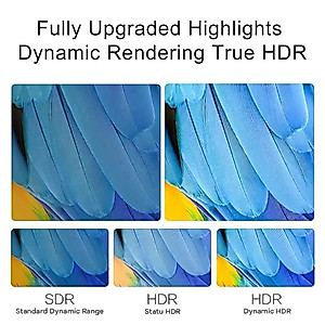 Fuwaderp HDMI Cable 50 ft Supports 4K@60HZ,18Gbps,HDR,ARC,Ultra HD,3D,1080P.