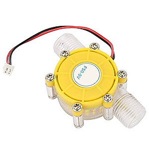 Micro Generator, F50 Micro-Hydro DC Water Flow Pump Turbine Hydroelectric Power Energy Generator Solid Structure, Low Noise, Stable Working Performance(5V)