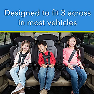 Cosco Finale DX 2-in-1 Booster Car Seat, Extended Use: Forward-Facing, Belt-Positioning Booster in Organic Waves