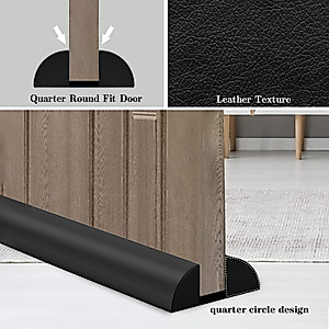 Door Draft Stopper 36inch-Adjustable Under Door Draft Blocker, Double Side Draft Stopper for Bottom of Door Insulator Door Sweep Weather Stripping Soundproof