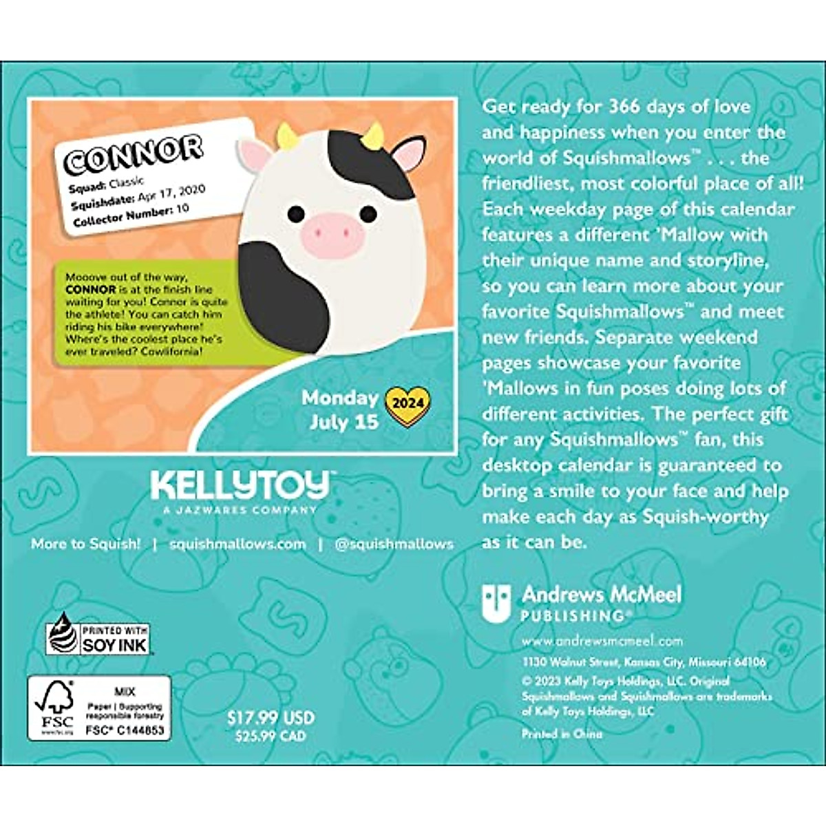 Squishmallows 2024 Day-to-Day Calendar